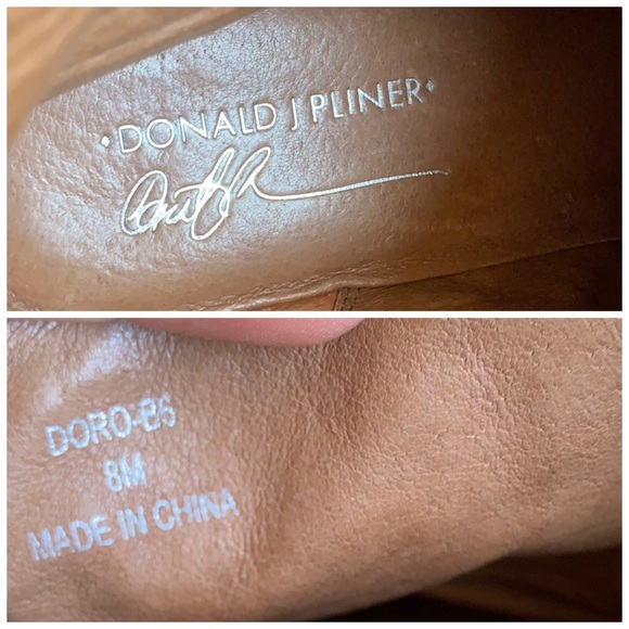 Donald J. Pliner | Shoes | Donald Pliner Doro Leather Ankle Boot Boho ...